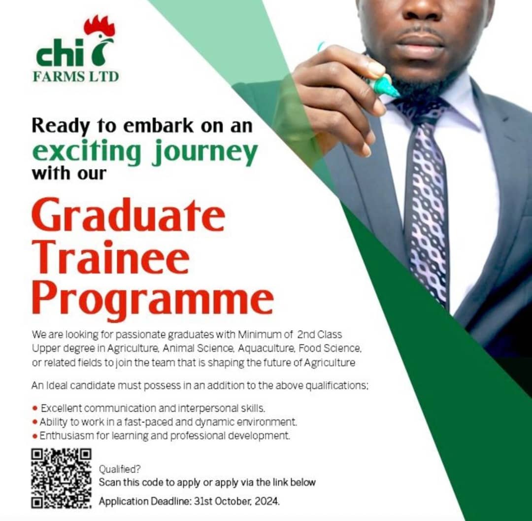Chi Farms Graduate Trainee Programmme 2025 - Kabasto.Com
